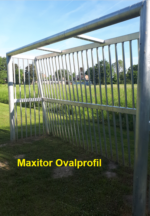 Maxitor Ovalprofil m. Befestigungssatz